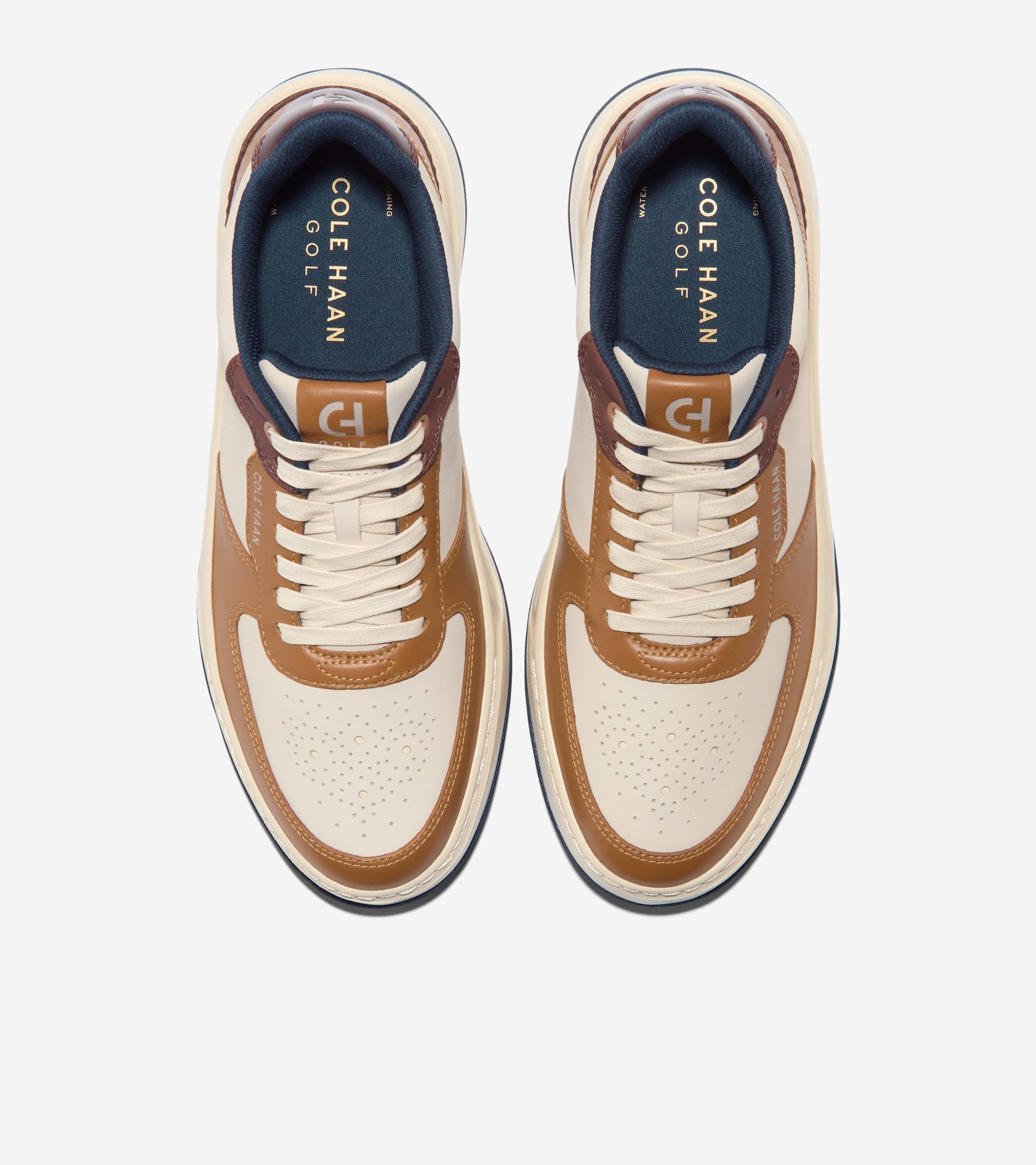 Men's GrandPrø Crossover Golf Shoes in Beige | Cole Haan