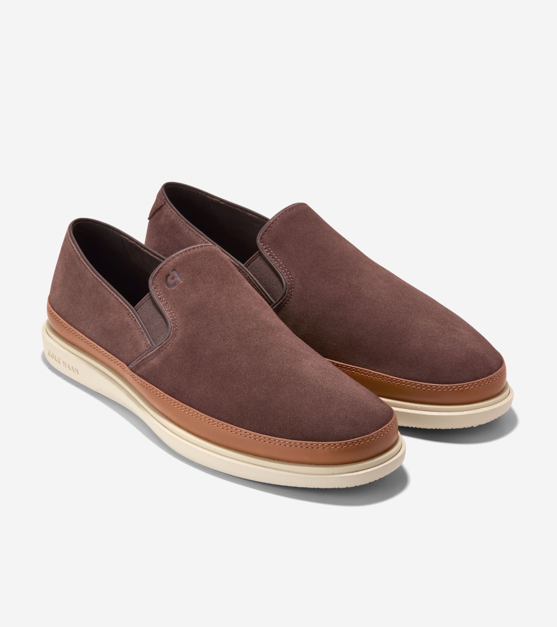 Men's GrandPrø Strawspoint Twin Gore Loafers in Brown | Cole Haan