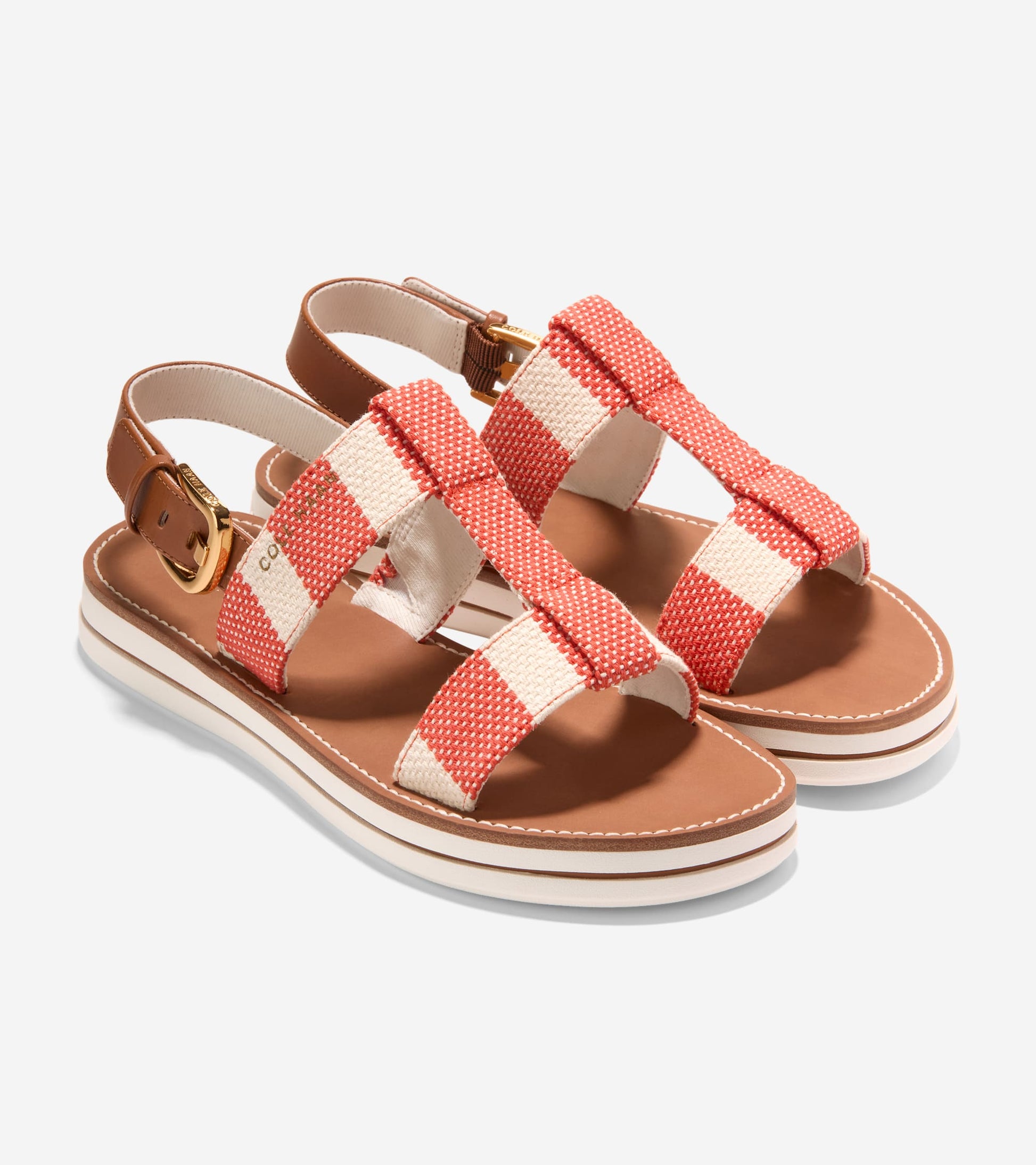 Women's Pinch Long-Weekender Sandals in Brown, red | Cole Haan
