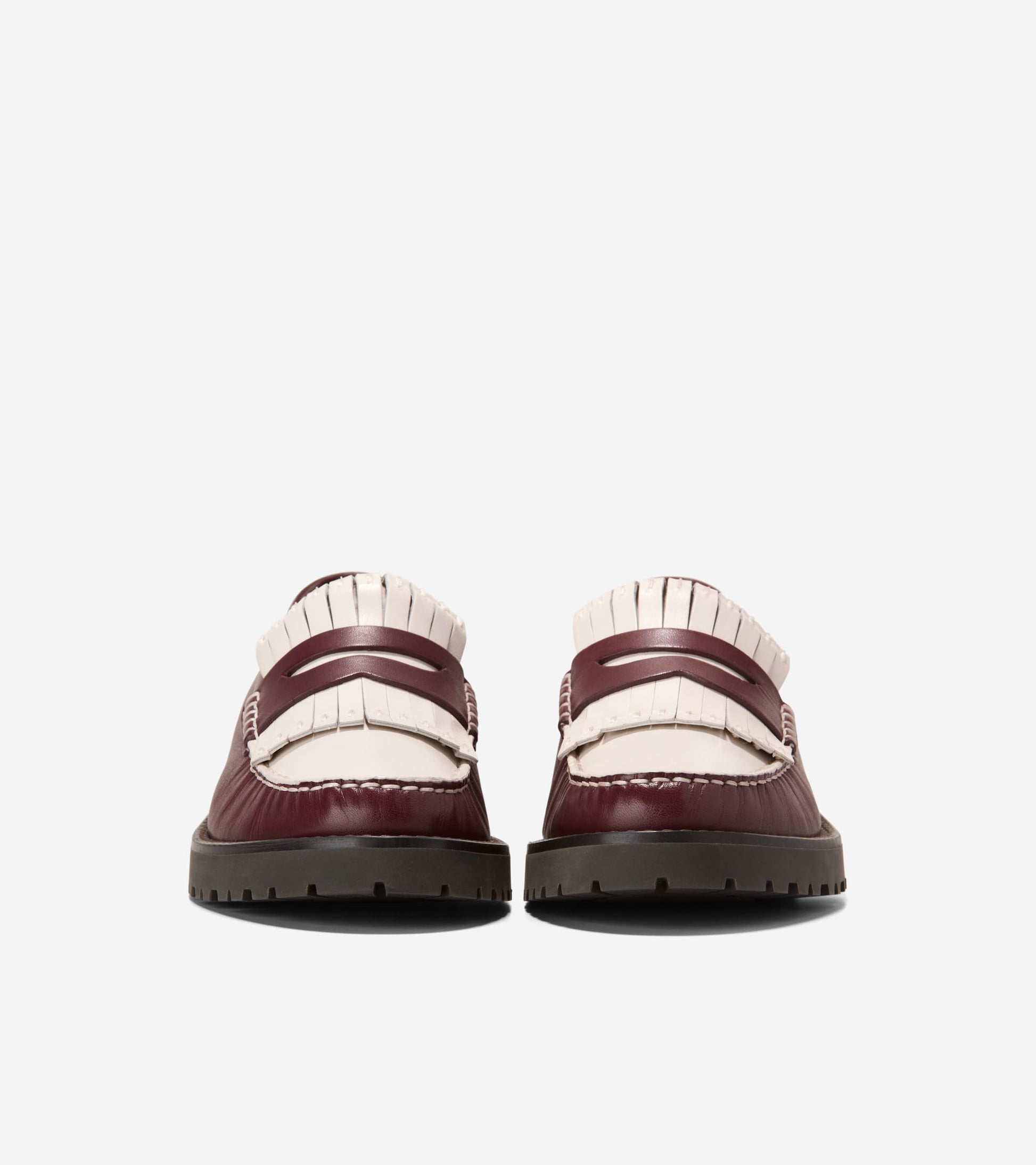 Women's Treena Lug Kiltie Loafers in Red | Cole Haan