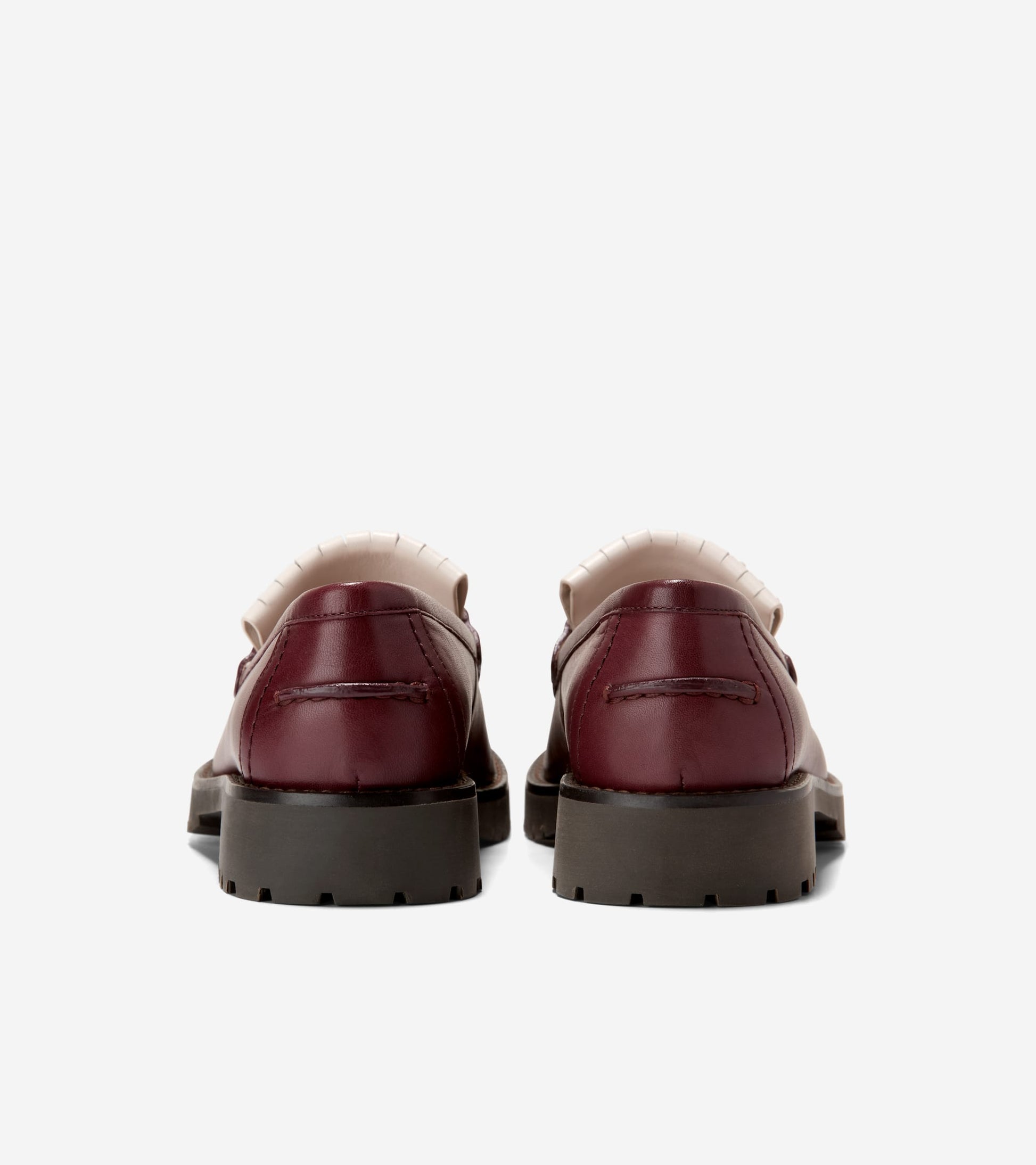 Women's Treena Lug Kiltie Loafers in Red | Cole Haan