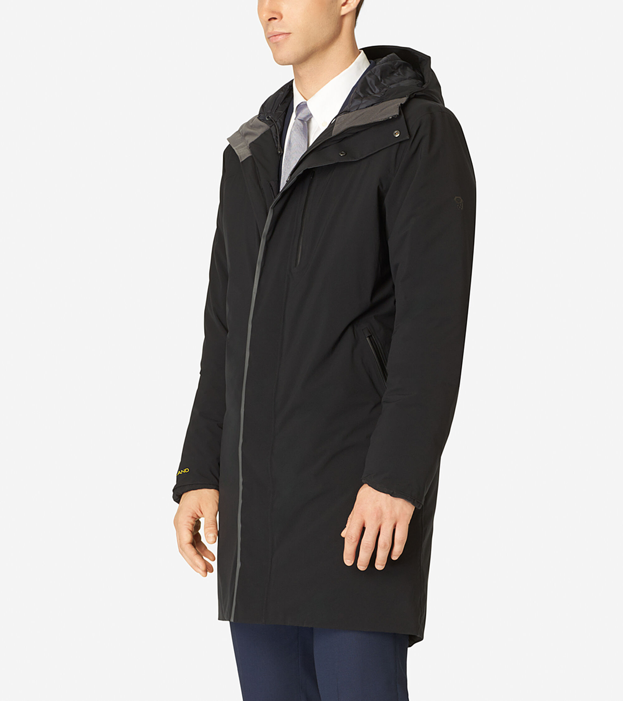 Men's ZEROGRAND Trench Coat in Black | Cole Haan